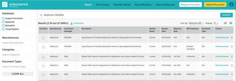 Welcome to the new oneSOURCE Search Screen!